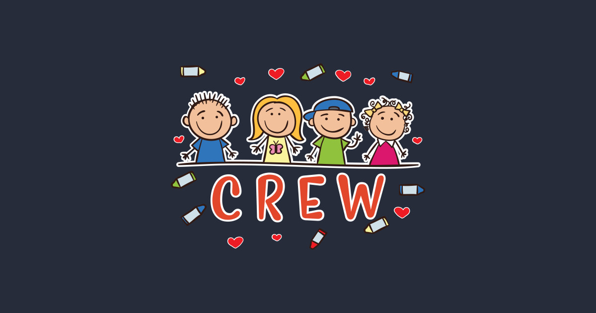 Kinder Crew Kids Friends Pre-K School Preschool Team - Kids Crew - Kids ...