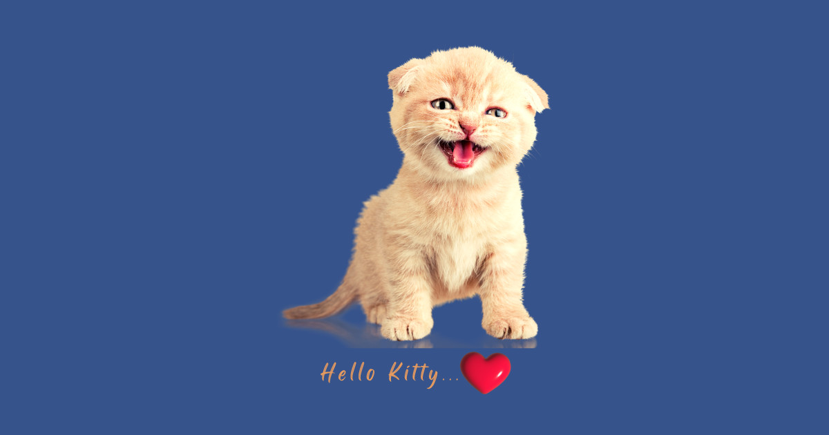 Hello Kitty Funny Cat - Hello Kitty - T-Shirt | TeePublic