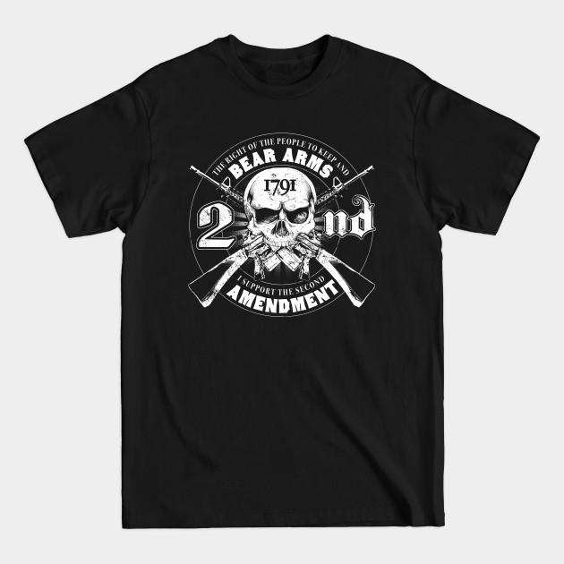 2nd Amendment Skull Logo Patch - Second Amendment Rights - T-Shirt sold ...