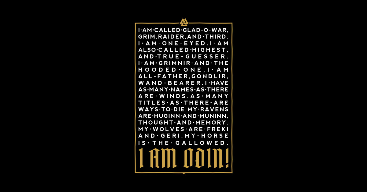 I am Odin - III - Odin - Tapestry | TeePublic