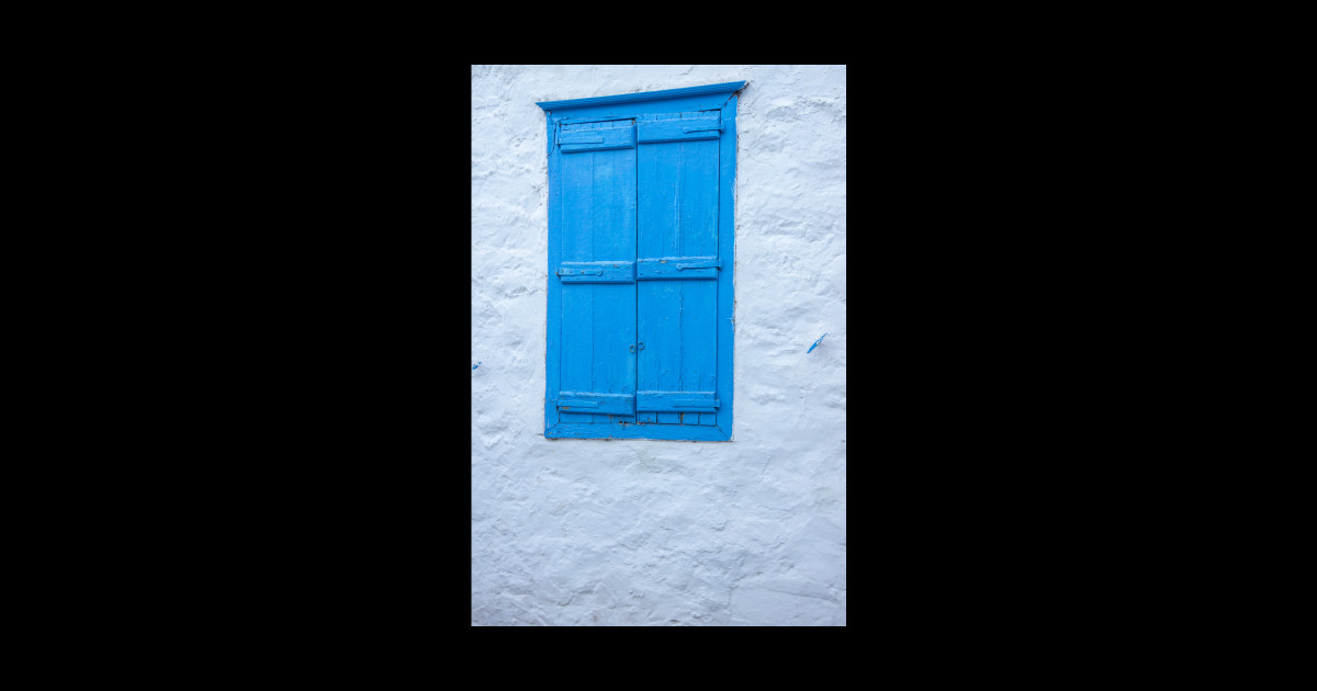 Blue window. - Architecture - Sticker | TeePublic
