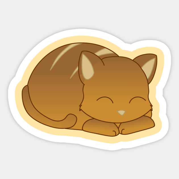 cat loaf - Bread Cat - Sticker | TeePublic