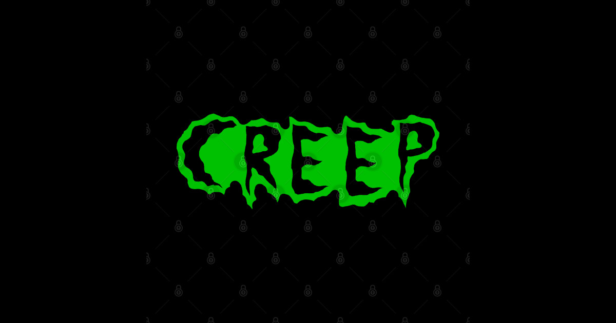Creep Neon green gooey T-shirt - Neon Green Gooey - Magnet | TeePublic