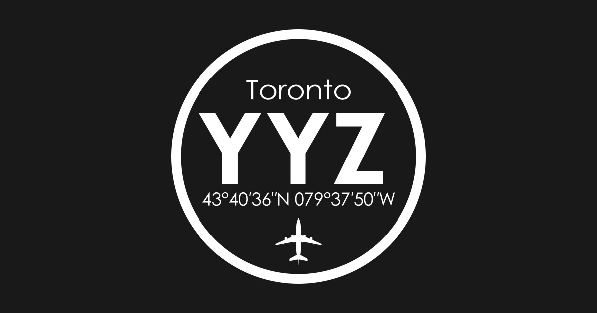 YYZ, Toronto Pearson International Airport - Toronto Airport - T-Shirt ...