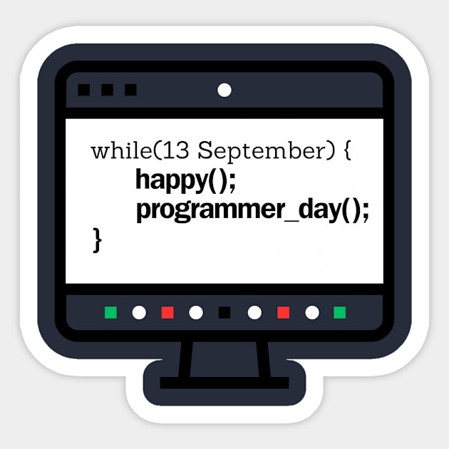 Celebrate Programmer Day - Programmer - Sticker | TeePublic
