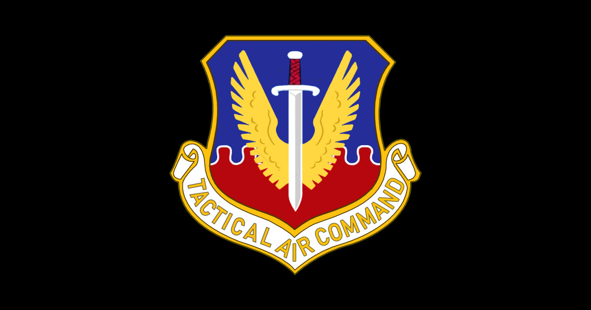 Tactical Air Command Crest (Small) - Usaf Squadron Patches - Sticker ...
