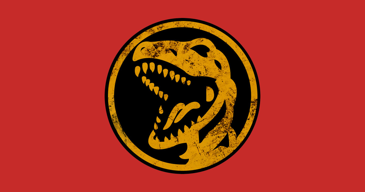 Red Ranger Icon Retro Vintage - Mighty Morphin Power Rangers - T-Shirt ...