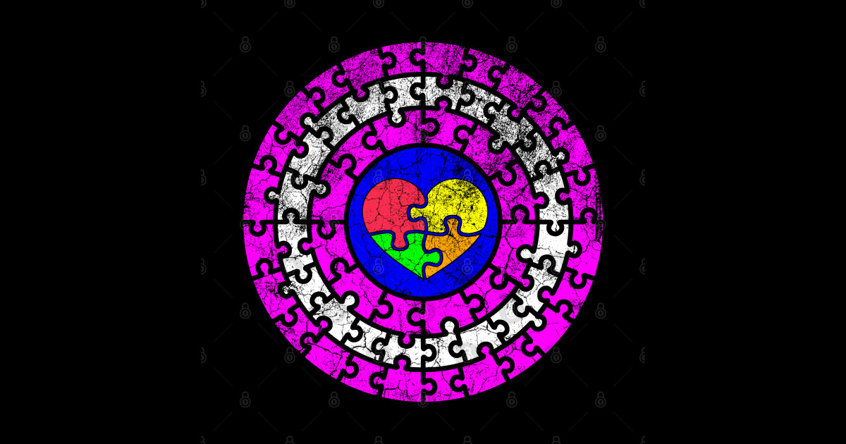 Lady Captain Autism Shield - Autism Mom - Sticker | TeePublic