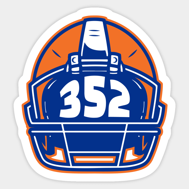 Retro Football Helmet 352 Area Code Gainesville Florida Football ...