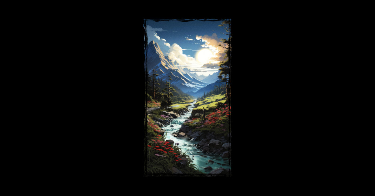 STUNNING NATURE PIXELS - Nature - Sticker | TeePublic