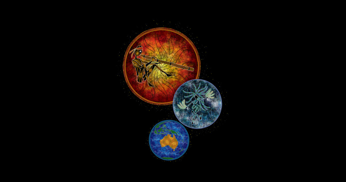 Lunar Dances for Sol - Aboriginal Australian - Posters and Art Prints ...