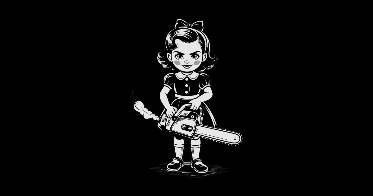 Chainsaw Girl Punk Goth Horror Fan - Chainsaw Girl Punk Goth Horror Fan ...