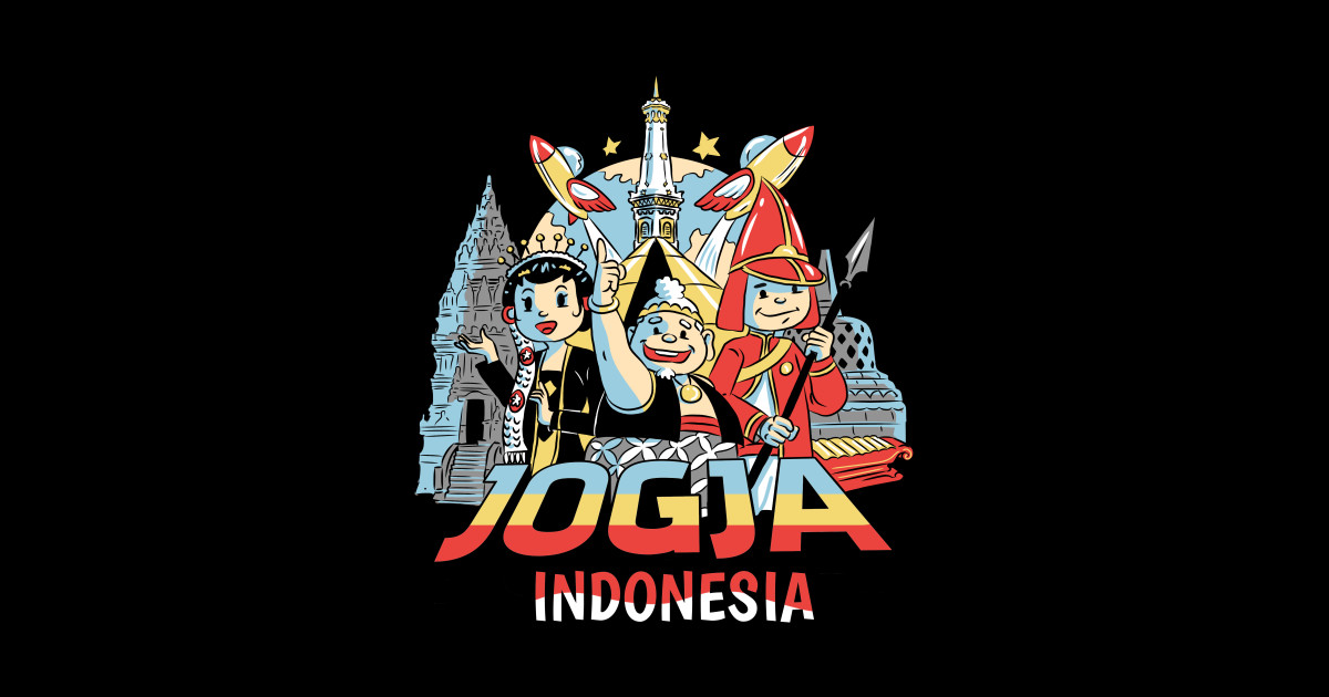 Jogja Heritage - Indonesia Culture - Sticker | TeePublic