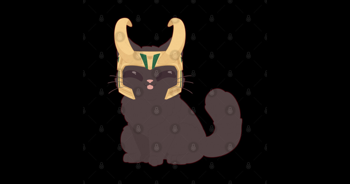 Trickster Cat - Loki - T-Shirt | TeePublic