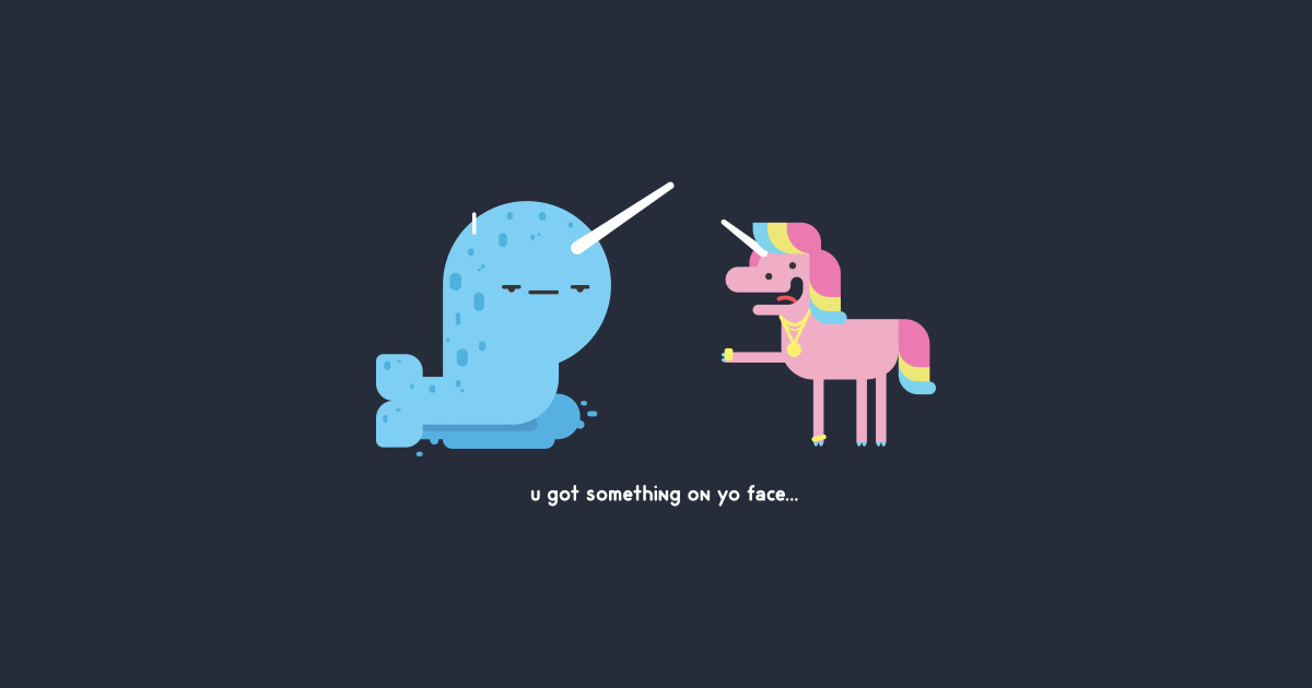 Norwall and the Jackass Unicorn - Animal - T-Shirt | TeePublic