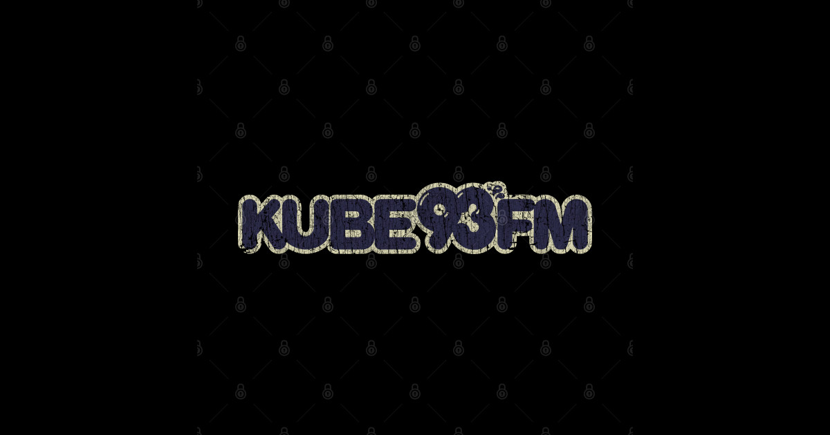 KUBE 93 FM 1982 - Seattle - Sticker | TeePublic
