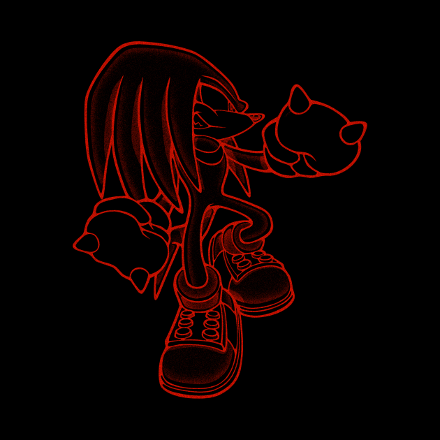 Knuckles - Inverted - Knuckles The Echidna - Phone Case | TeePublic