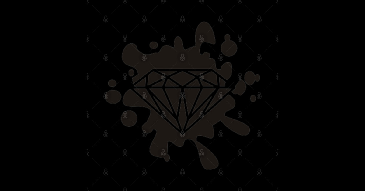 Diamond splat - Diamond - T-Shirt | TeePublic
