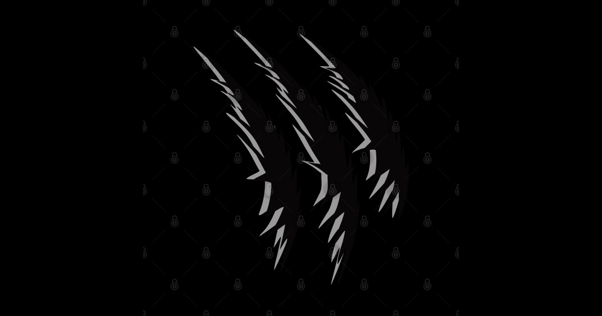 Velociraptor Claw Marks - Claw Marks - Posters and Art Prints | TeePublic