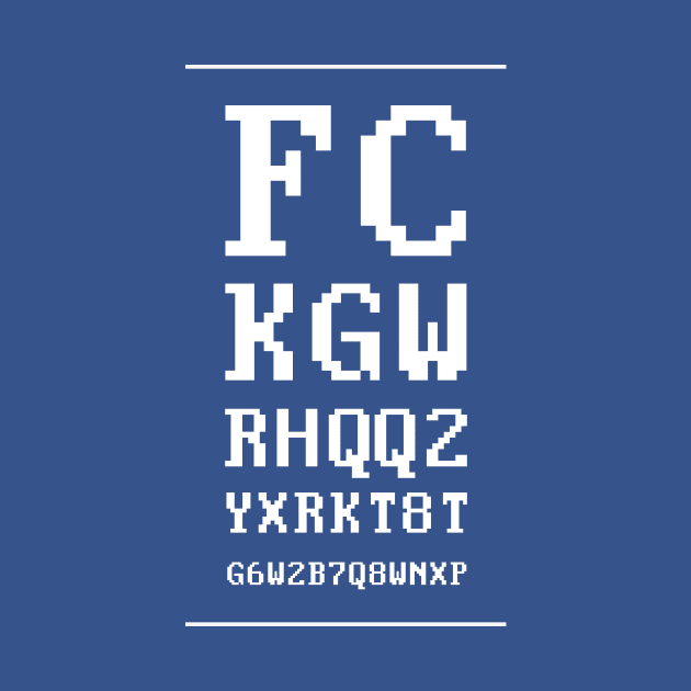 Optometry Test (for Older Nerds!) FCKGW - Eye Test - T-Shirt | TeePublic