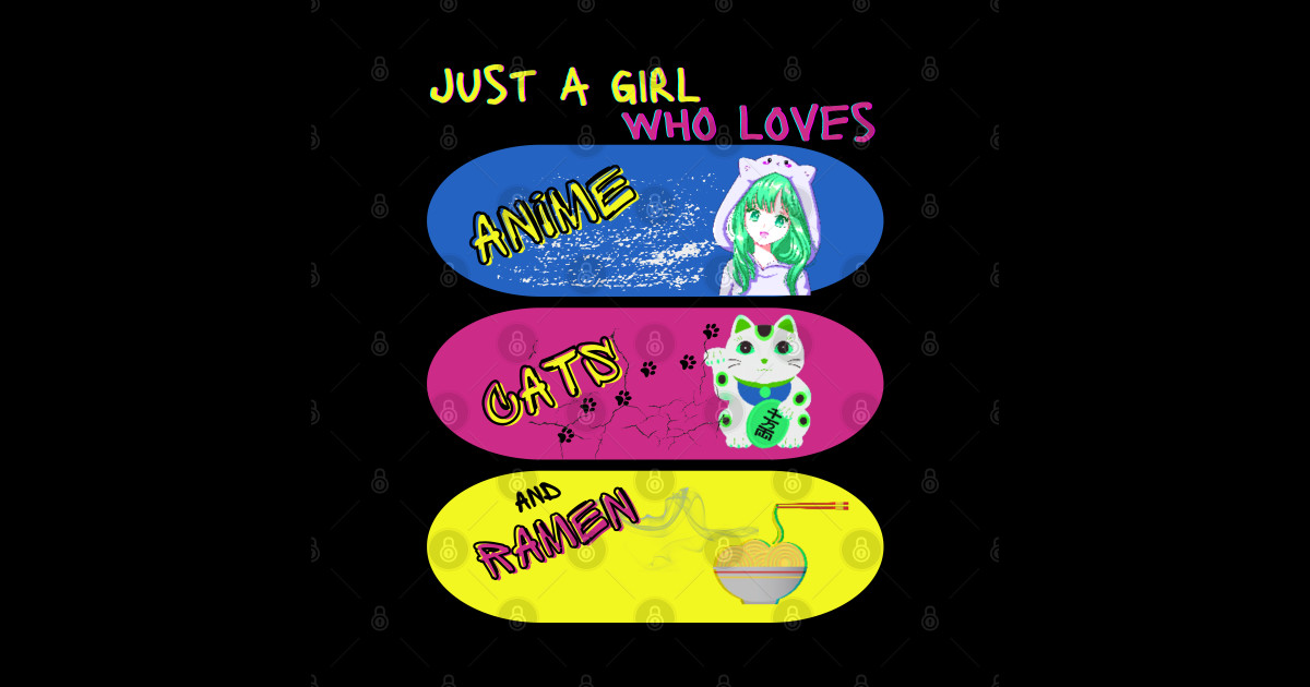 Anime Girl Character Anime Girls Sticker Teepublic