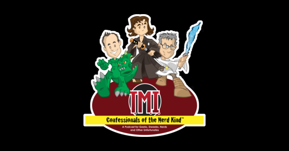 TMI Confessionals Host Caricatures - Podcast Art - T-Shirt | TeePublic