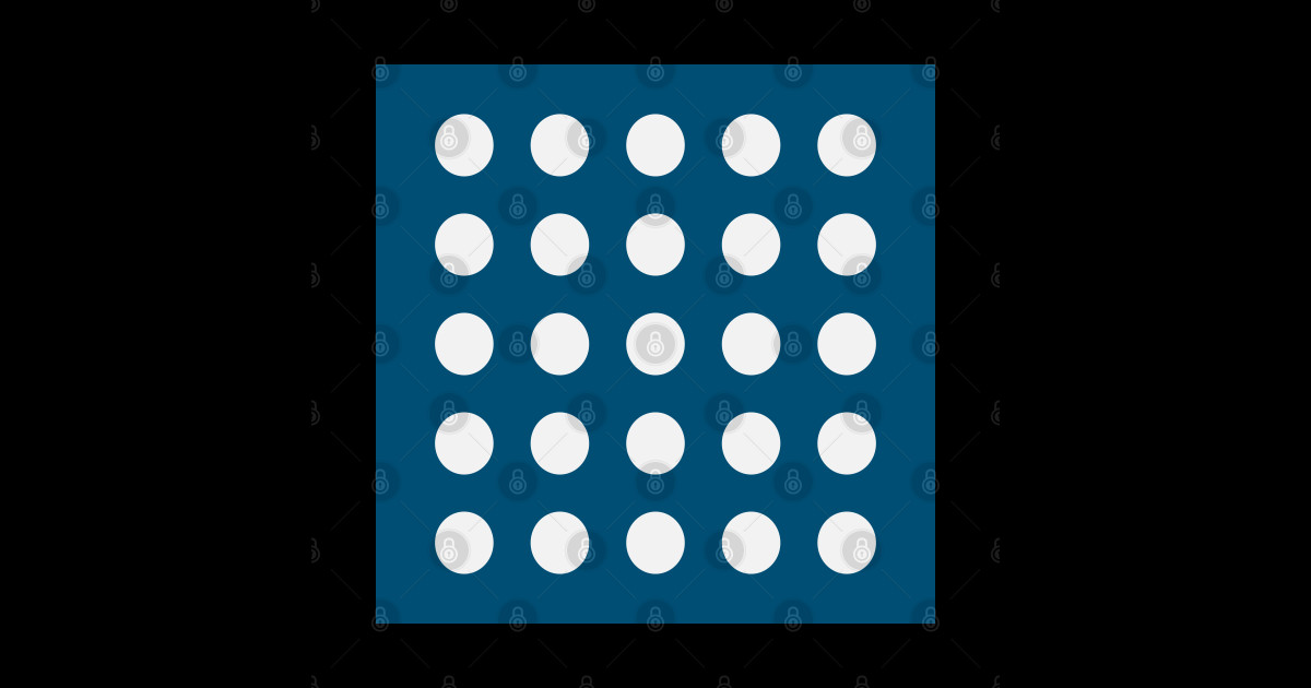 White Dots on Prussian Blue - White Dots On Prussian Blue - Posters and ...