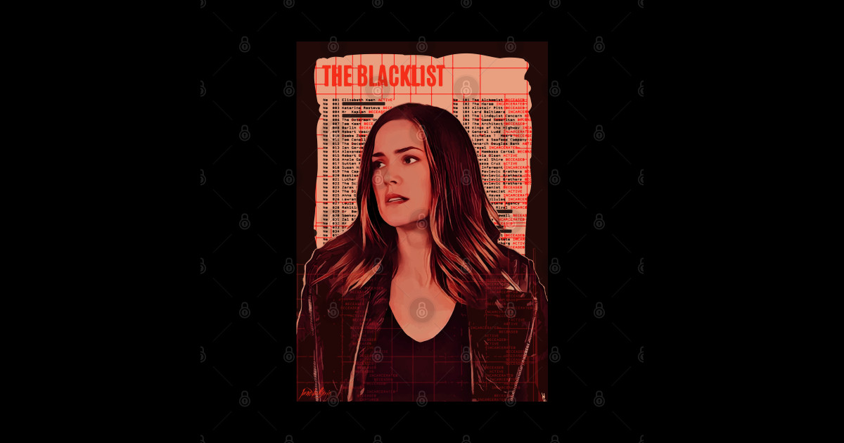 The Blacklist Fan art Poster - The Blacklist - Sticker | TeePublic