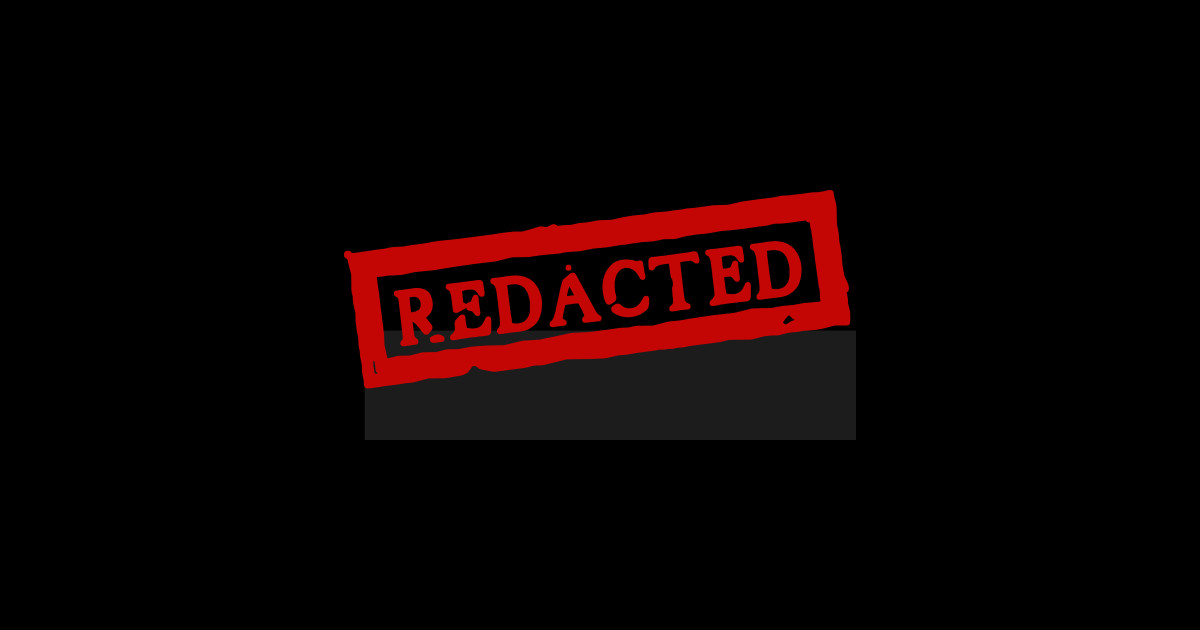 REDACTED - Redacted - Sticker | TeePublic