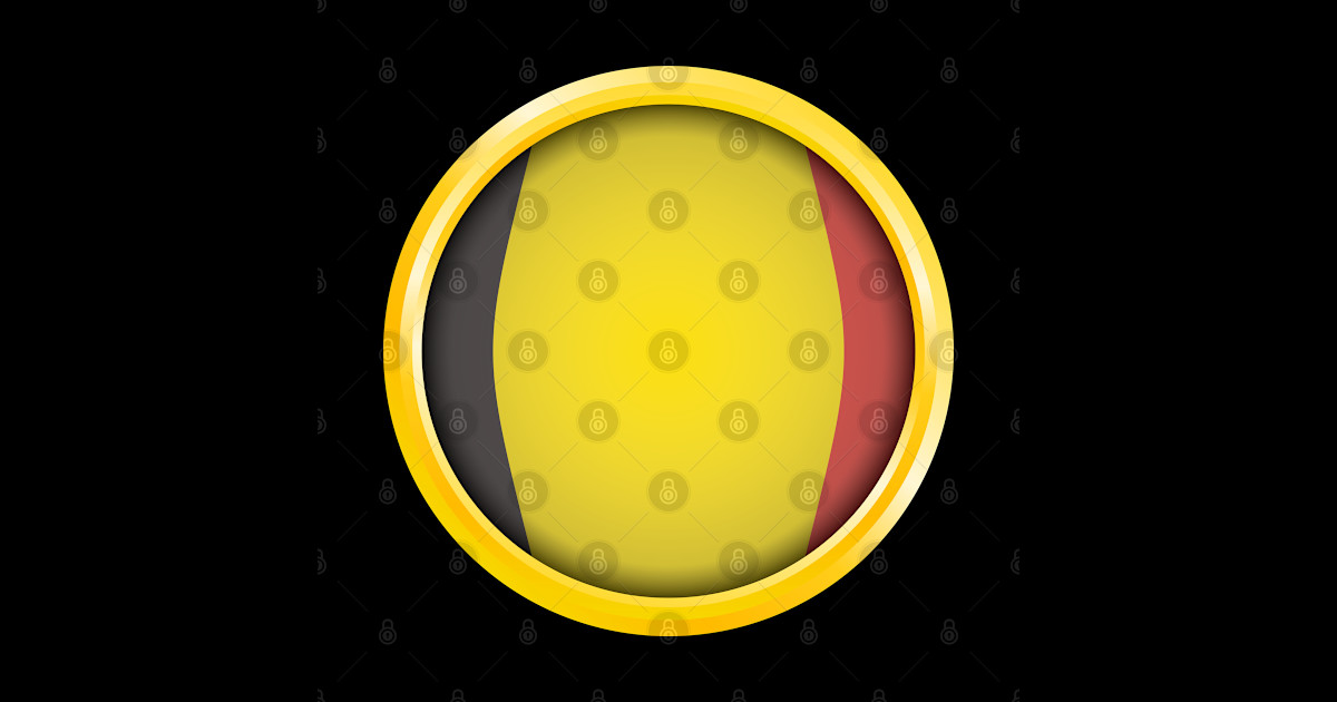 Belgium State Flag - Country Flags Of The World - Sticker | TeePublic