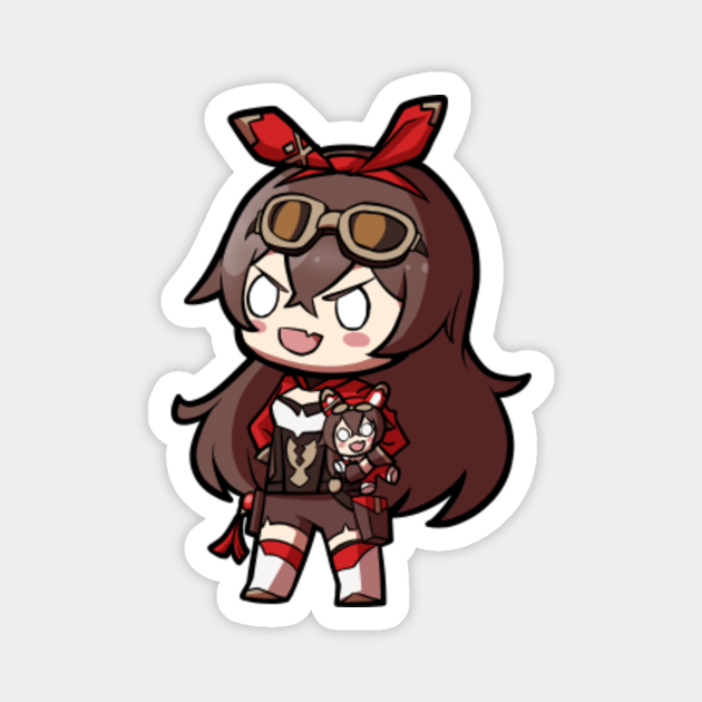 Chibi Amber - Genshin Impact - Genshin Impact - Magnet | TeePublic