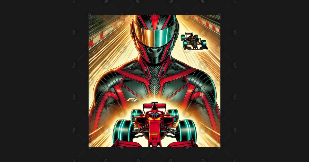 Modern Comic F1 Design - F1 - T-Shirt | TeePublic