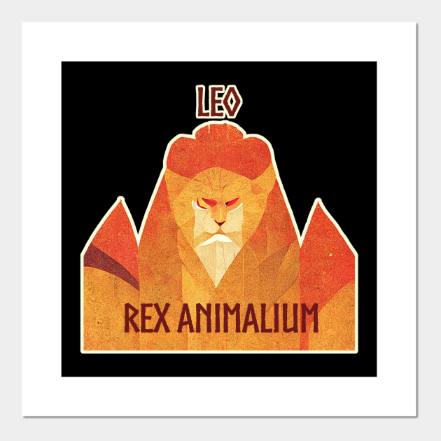leo, rex animalium - Lion King - Posters and Art Prints | TeePublic