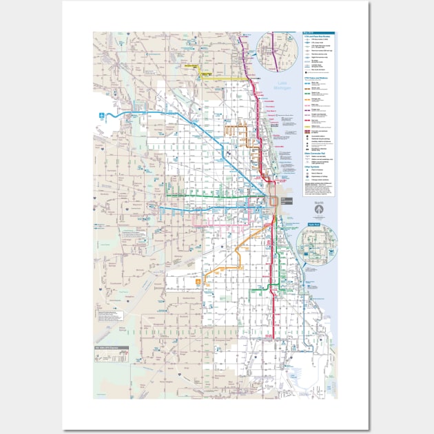 Chicago Transit Authority Map | CTA Map - Chicago Transit Authority ...