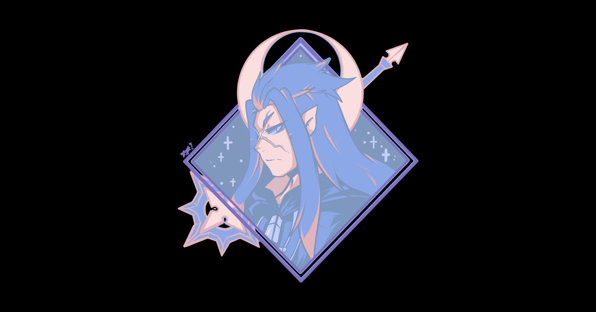 Saix - the Luna Diviner - Kingdom Hearts - Sticker | TeePublic