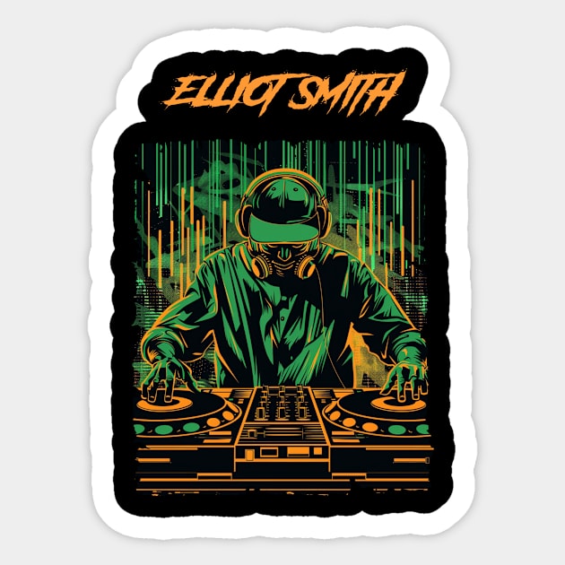 ELLIOT SMITH FAN ART - Elliot Smith Fan Art - Sticker | TeePublic