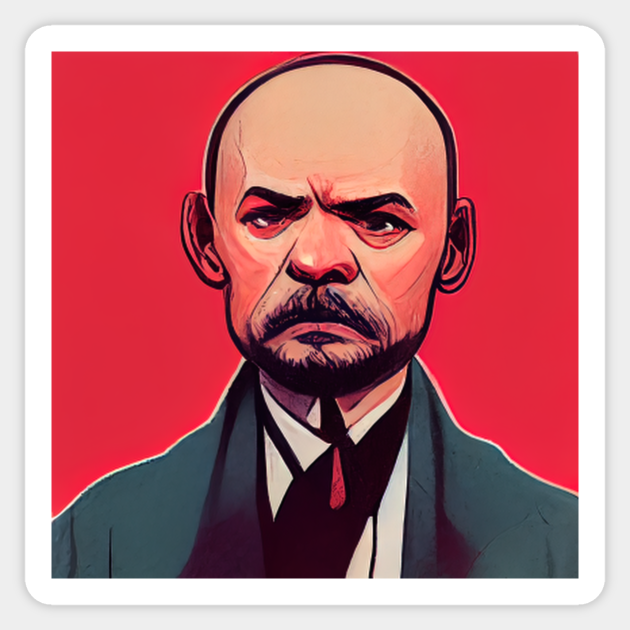 Vladimir Lenin | Comics Style - Comics - Sticker | TeePublic