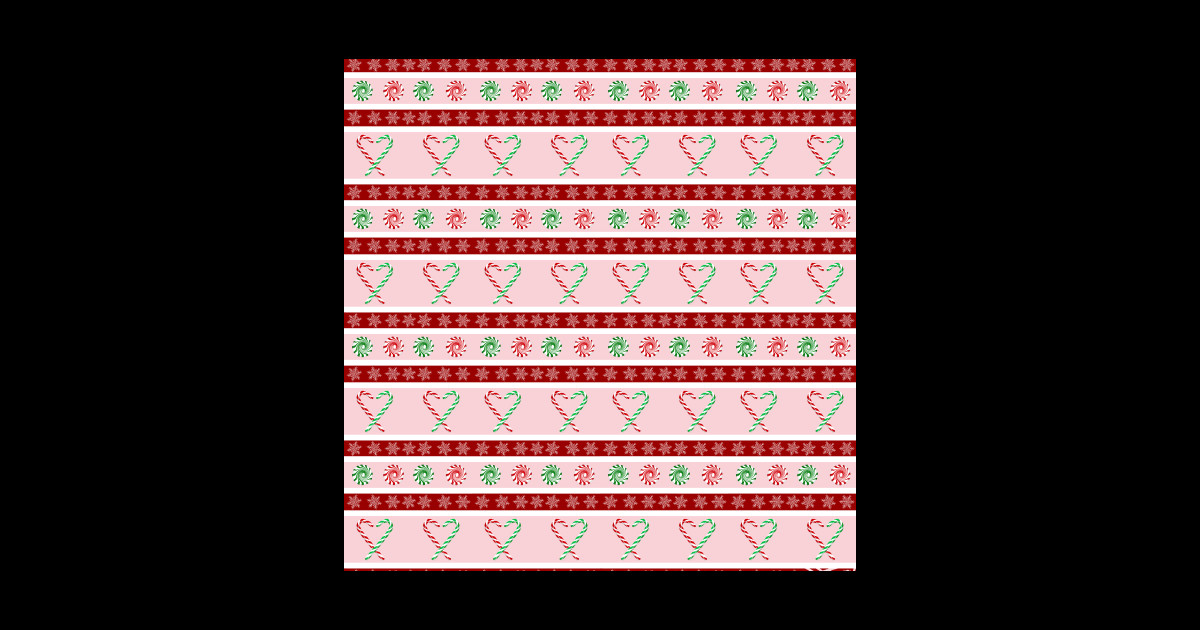 Pink and Red candy cane stripes - Candy Cane - Sticker | TeePublic