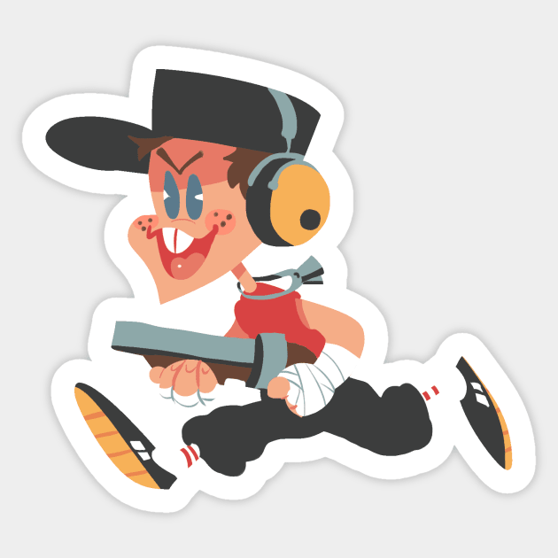 CHIBI SCOUT - Scout Tf2 - Sticker | TeePublic