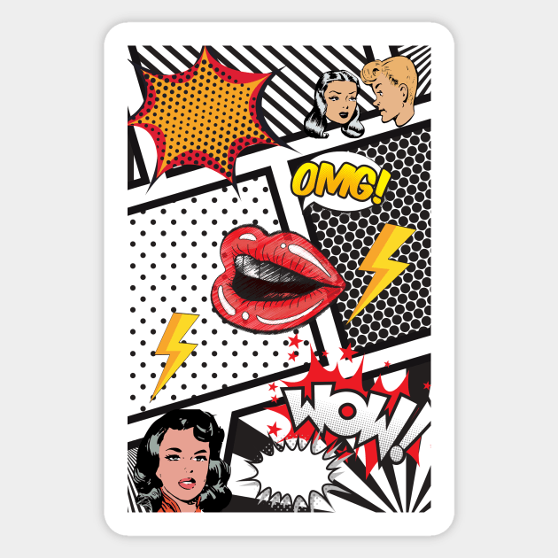 comic book - Comic - Sticker | TeePublic