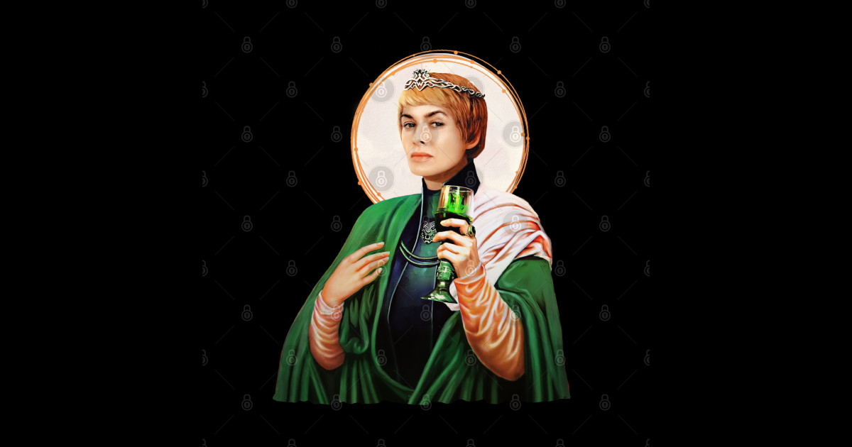 Saint cersei lannister - Game Of Thrones Gift - Sticker | TeePublic