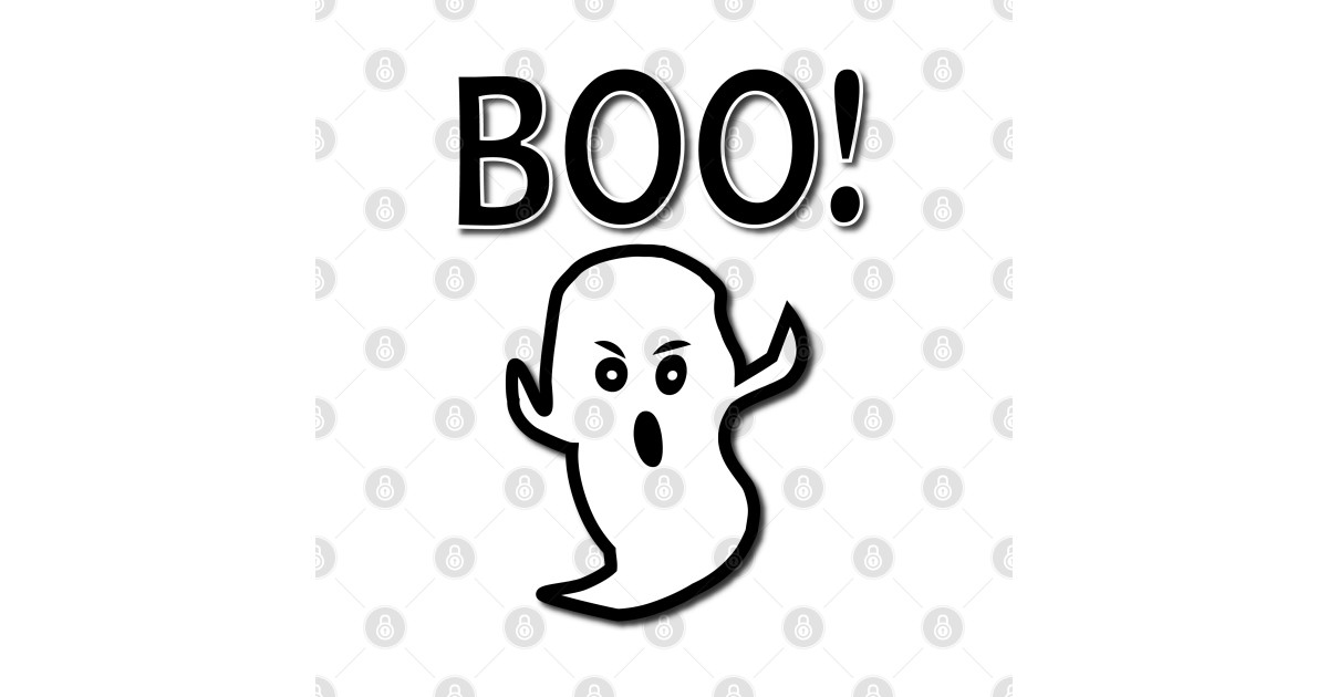 Ghost Boo! - Ghost - Sticker | TeePublic