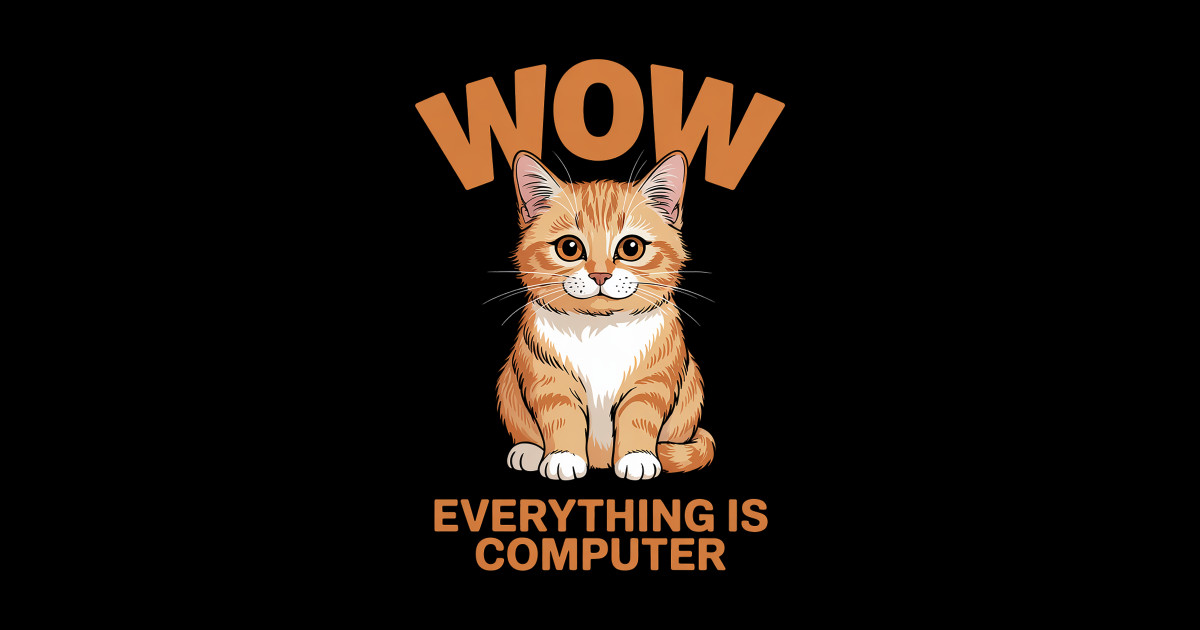 Wow Everything is Computer - Wow Everything Is Computer - Sticker ...