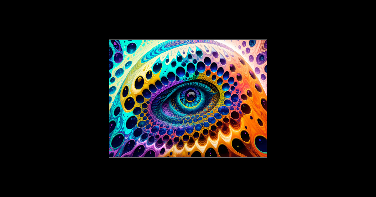 Trypophobia: The Eye Project - Psychedelic - T-Shirt | TeePublic