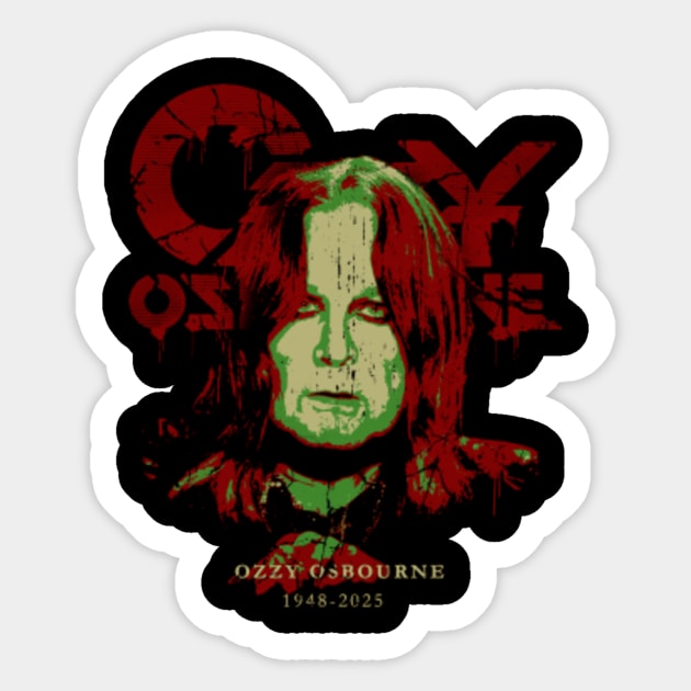 RIP OZZY metal legend - Ozzy - Sticker | TeePublic
