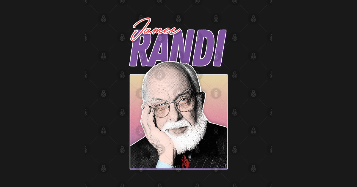 James Randi / Skeptic Aesthetic Fan Design - James Randi - T-Shirt ...