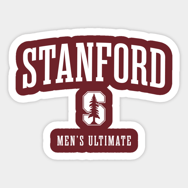 Stanford Ultimate - Classic w/Tree - Stanford - Sticker | TeePublic