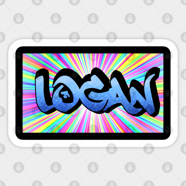 LOGAN Urban Graffiti Style Name Piece - Logan Urban Graffiti Digital ...