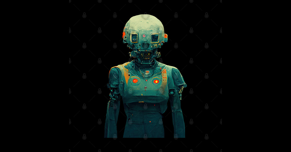 Cyborg girl - Cyborg Girl - Sticker | TeePublic