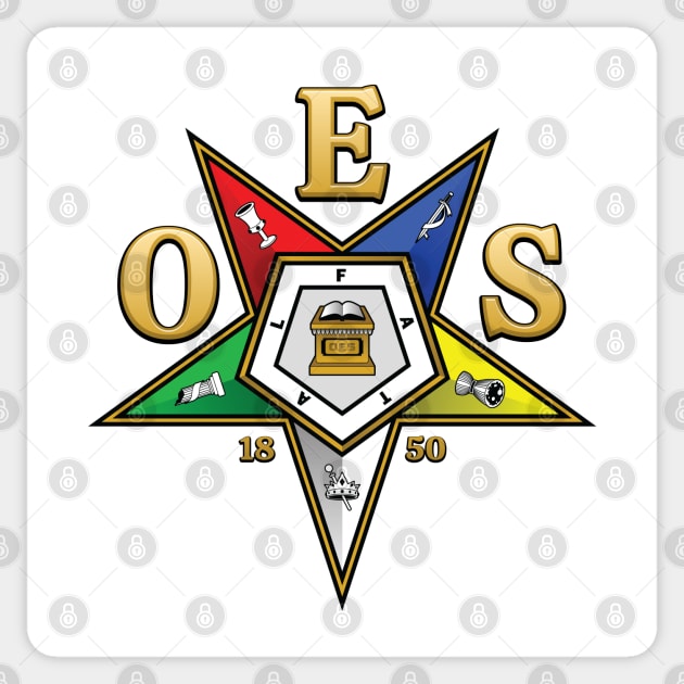 OES Emblem Order Of The Eastern Star - Eastern Star - Sticker | TeePublic